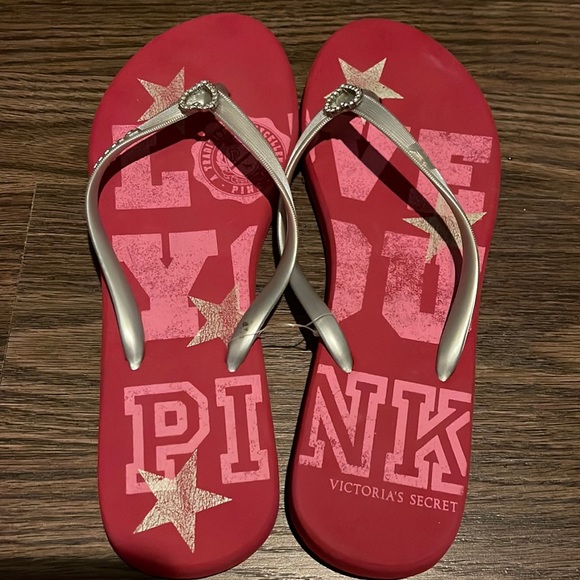 PINK Victoria's Secret | Shoes | Brand New Victorias Secret Pink Flip ...